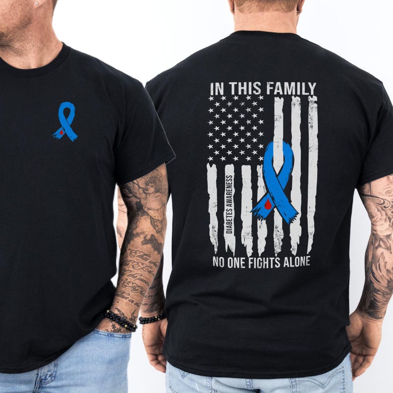 Blue T1d Dad Png - Etsy