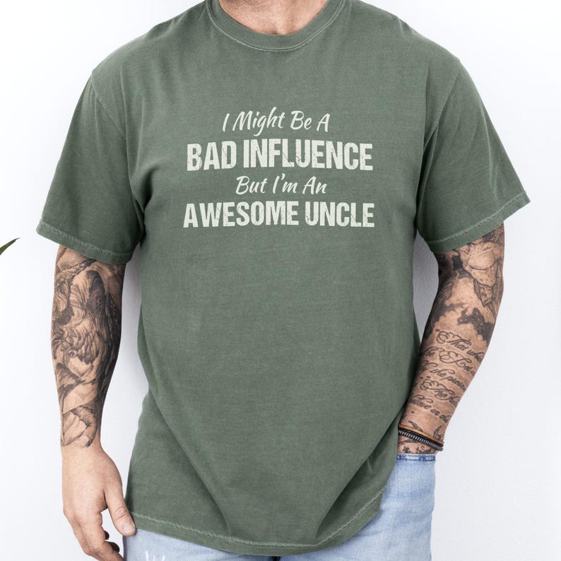 Funny Uncle Comfort Colors Shirt, Awesome Uncle Gift From Niece or ...