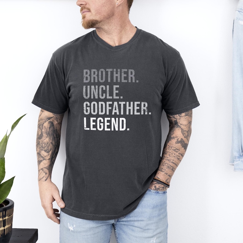 Godfather Uncle Brother Legend Comfort Colors Shirt - Etsy