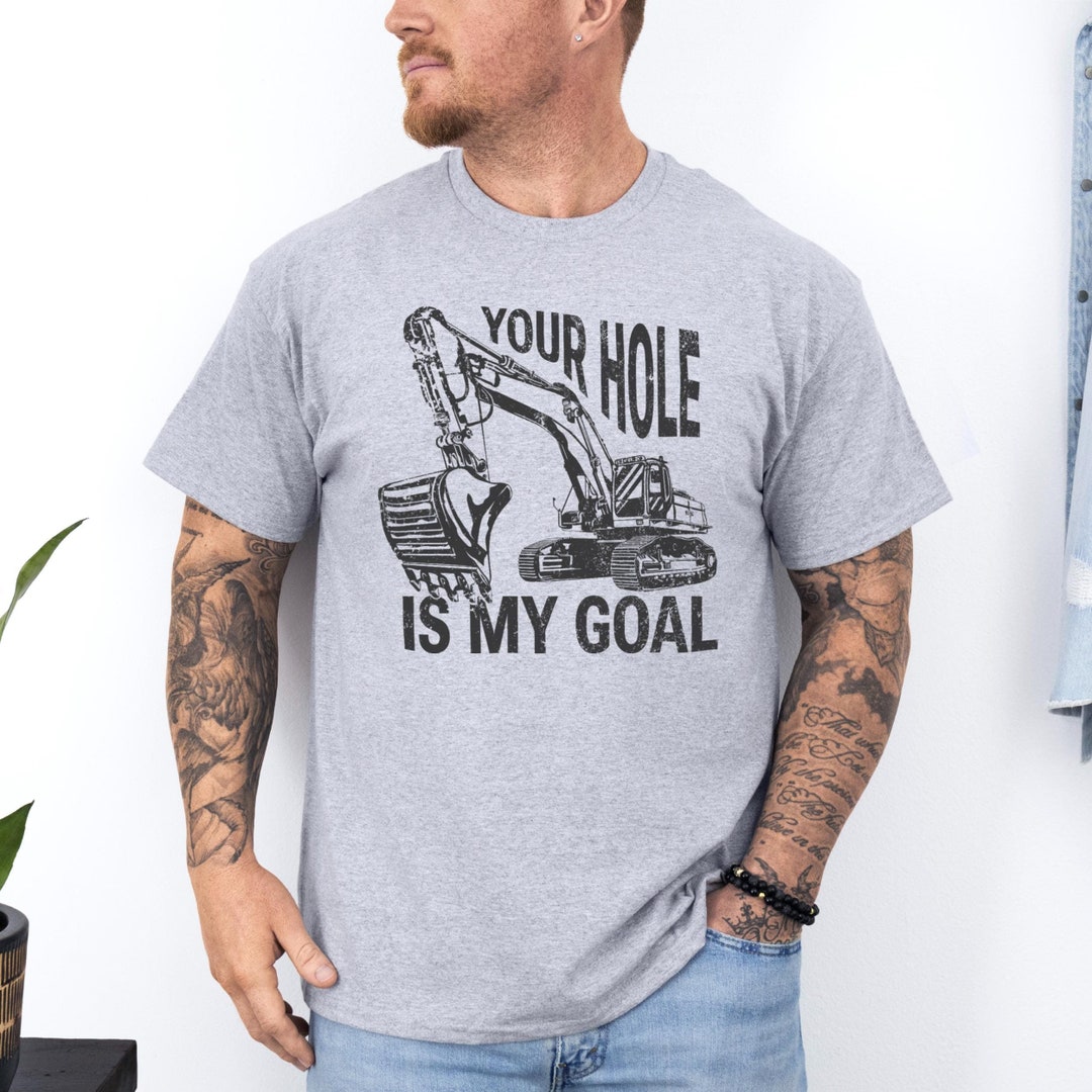 Funny Excavator Shirt - Construction Worker Gift, Heavy Equipment ...