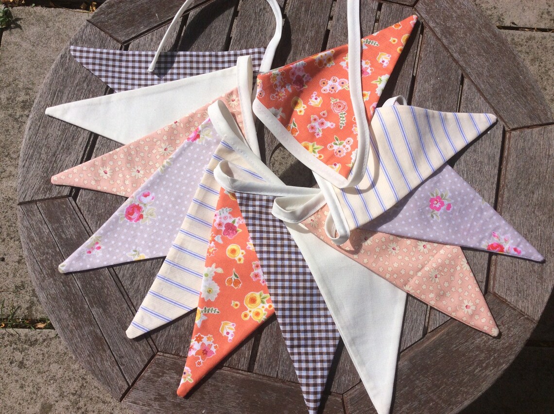 Bunting for Fall 12 Flags 8ft Long With Ties Harvest - Etsy UK