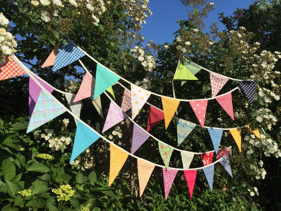 Wedding Bunting - Customise to Match Your Colour Theme Sizes From 3ft ...