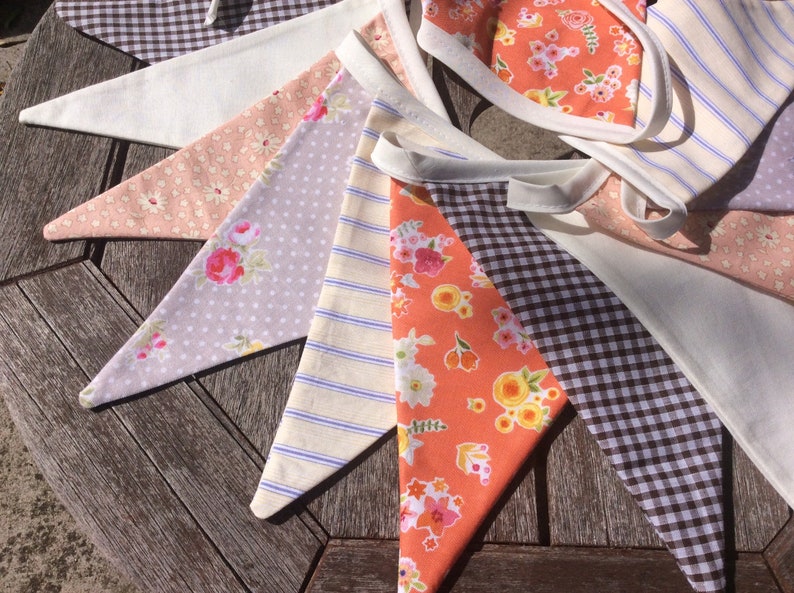 Bunting for Fall 12 Flags 8ft Long With Ties Harvest - Etsy UK