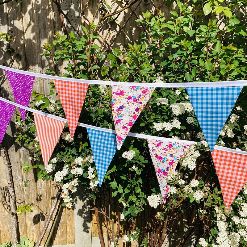 Orange Bunting - Etsy