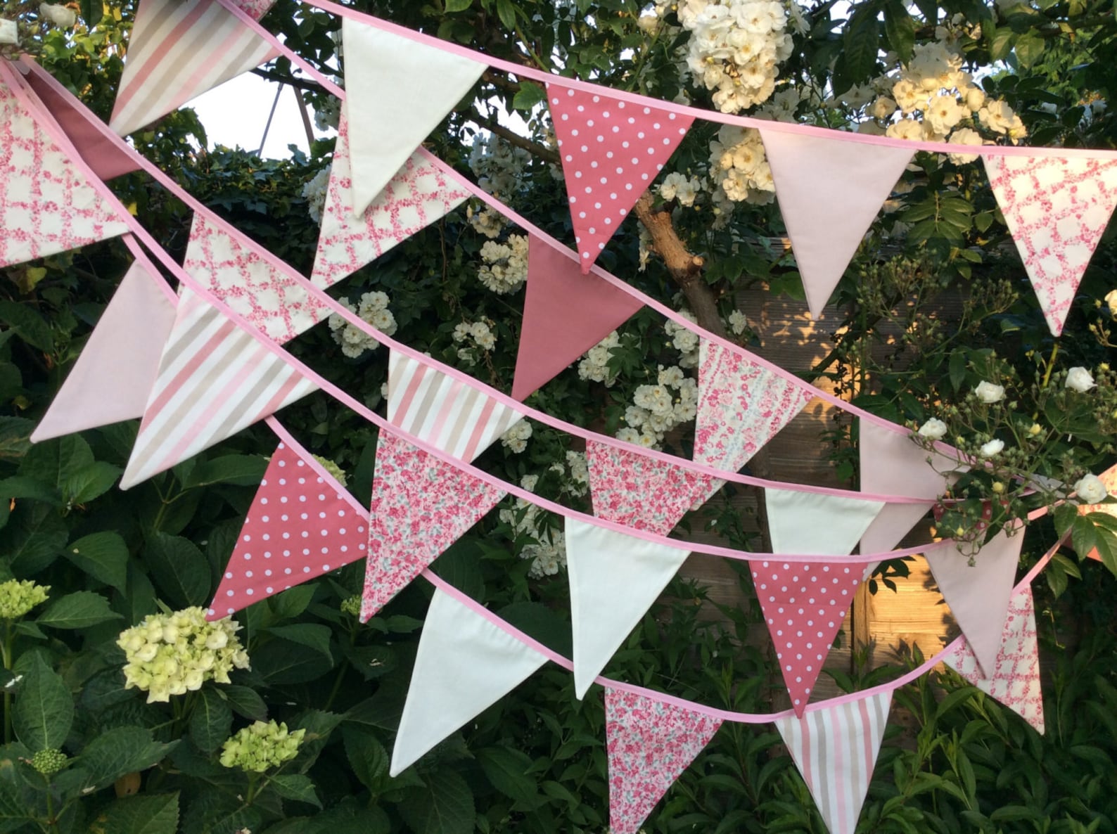Wedding Bunting - Customise to Match Your Colour Theme Sizes From 3ft ...