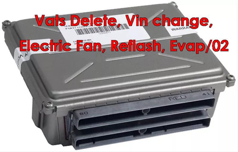GM LS Ecm Vats Delete, Reflash, VIN Change, Fan Conversion, Etc. - Etsy