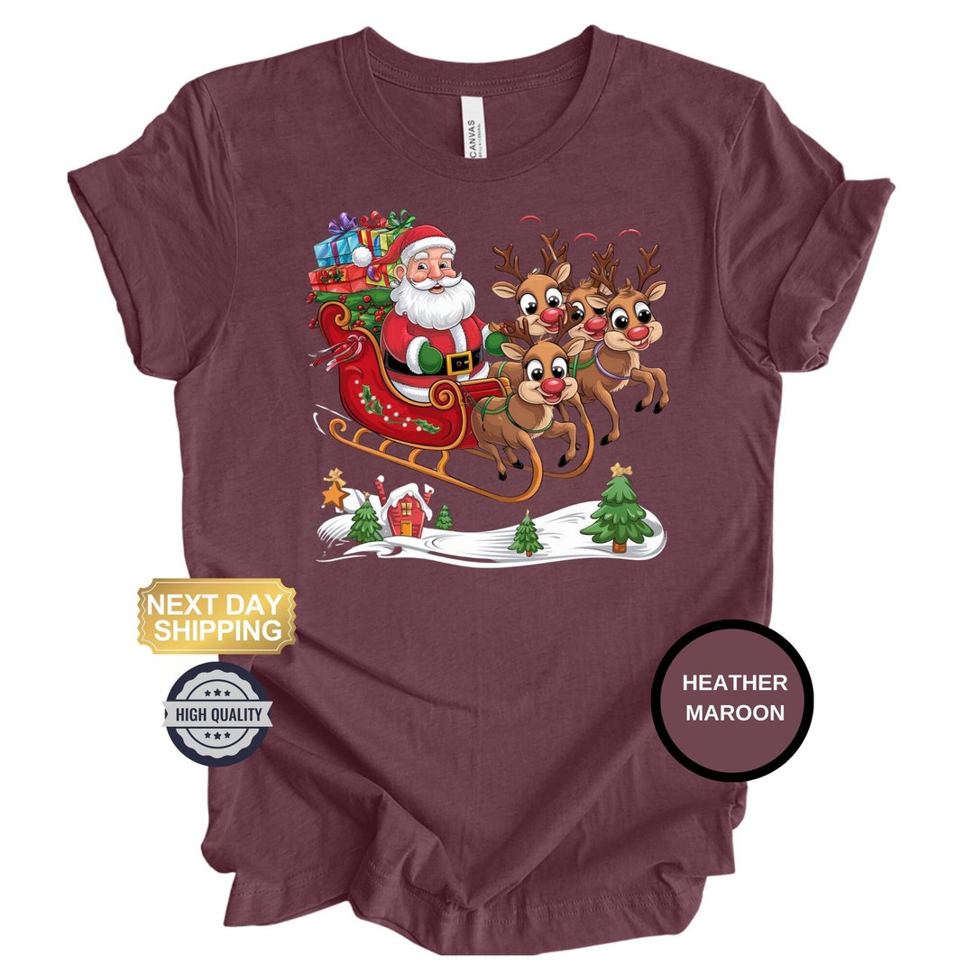 Santa Claus Shirt Funny Santa Shirt for Men & Women, Perfect Christmas ...