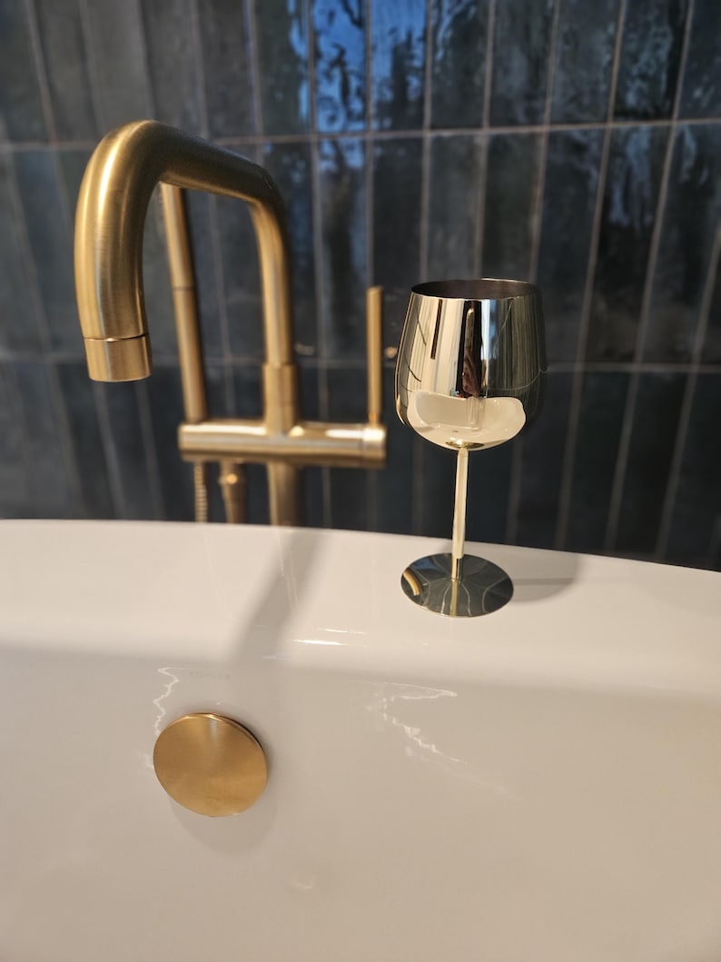 Orla Gold Stainless Steel Wine Glass Set: Travel, Camping, Anniversary ...