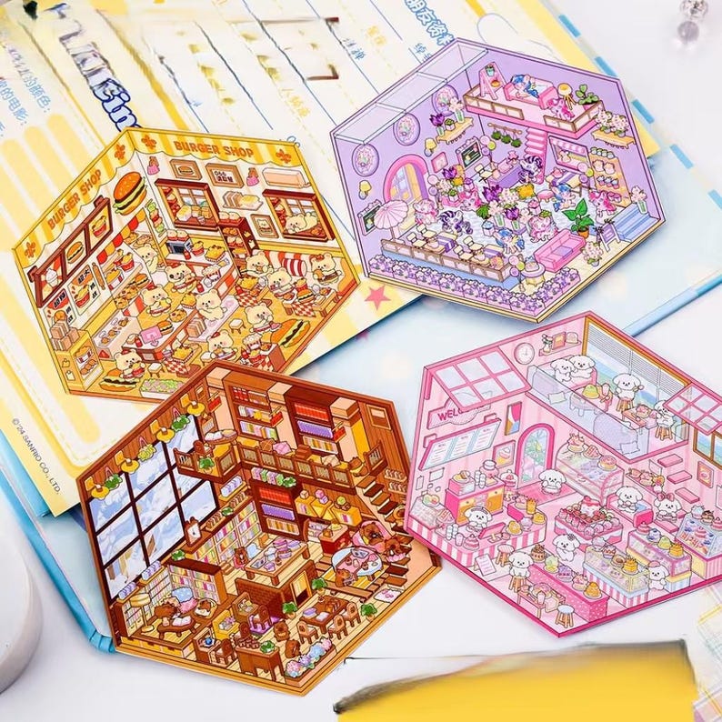 Capybara Sticker Pack: Kawaii Japanese Korean Theme, DIY Decor - Etsy