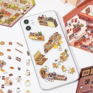 Isometric Sticker Scene Pack: Kawaii Japanese Korean Stickers - Etsy