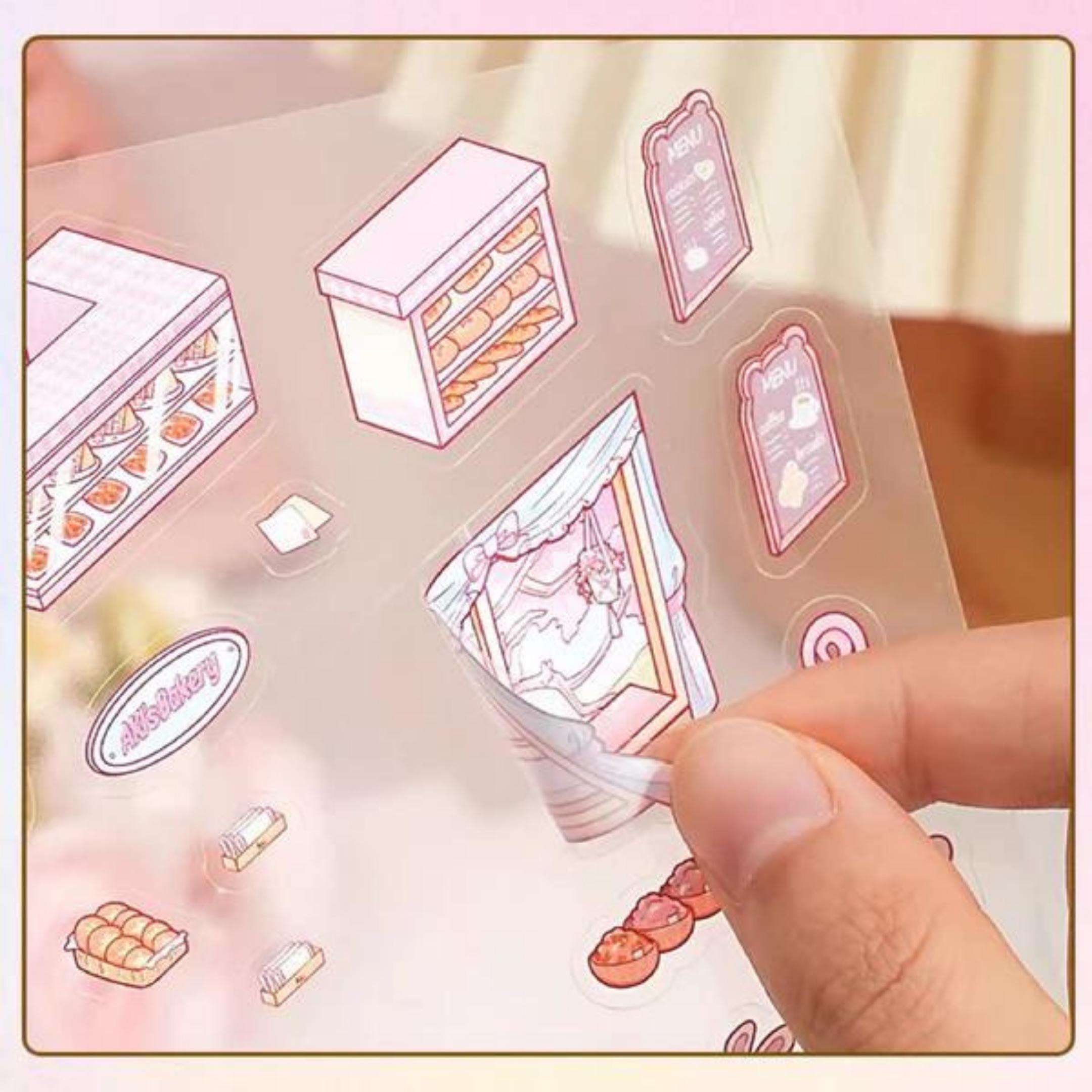 3D Miniature Store Sticker Set: Kawaii Japanese Korean Stickers - Etsy