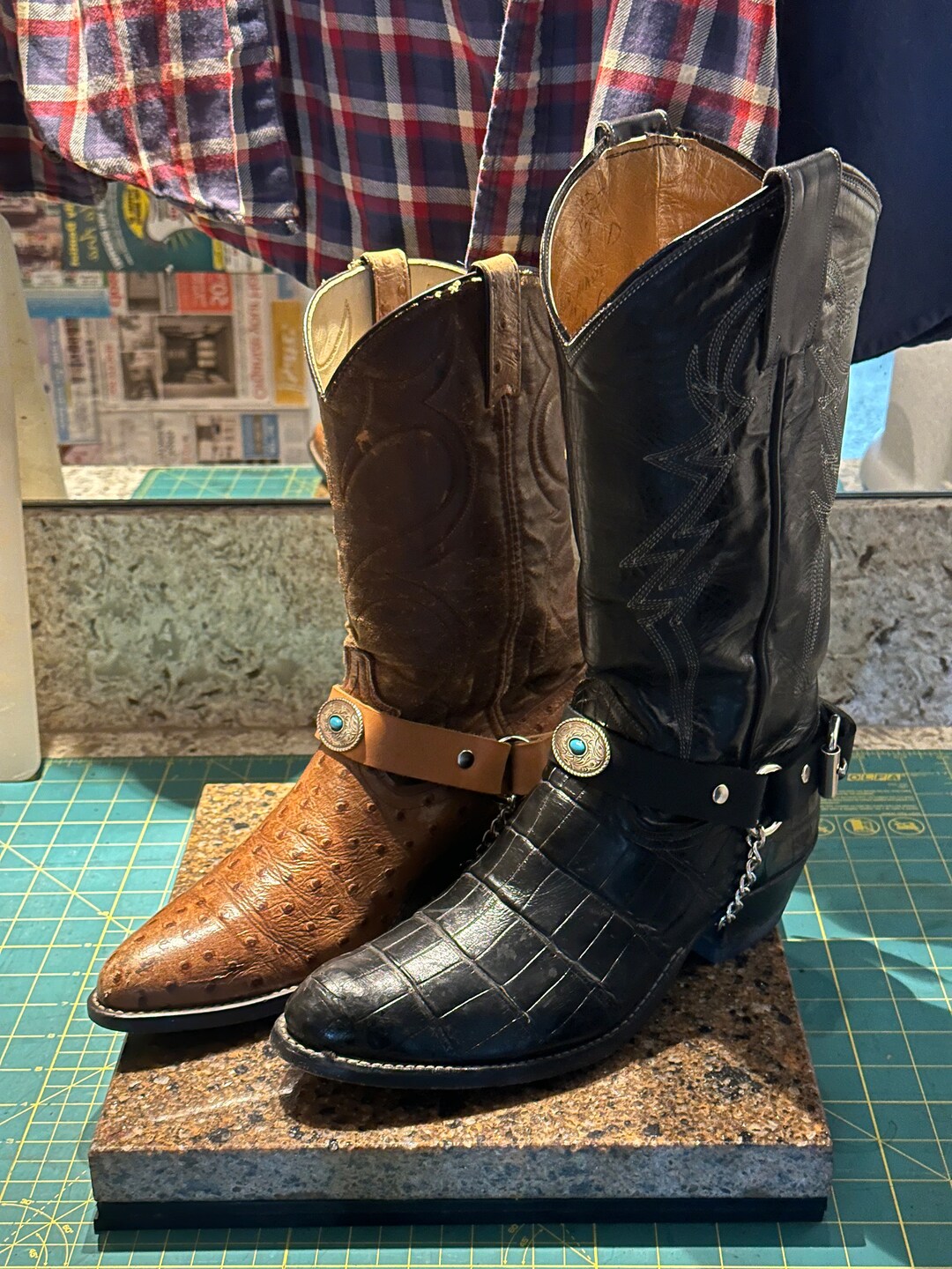 Leather Boot Strap - Etsy