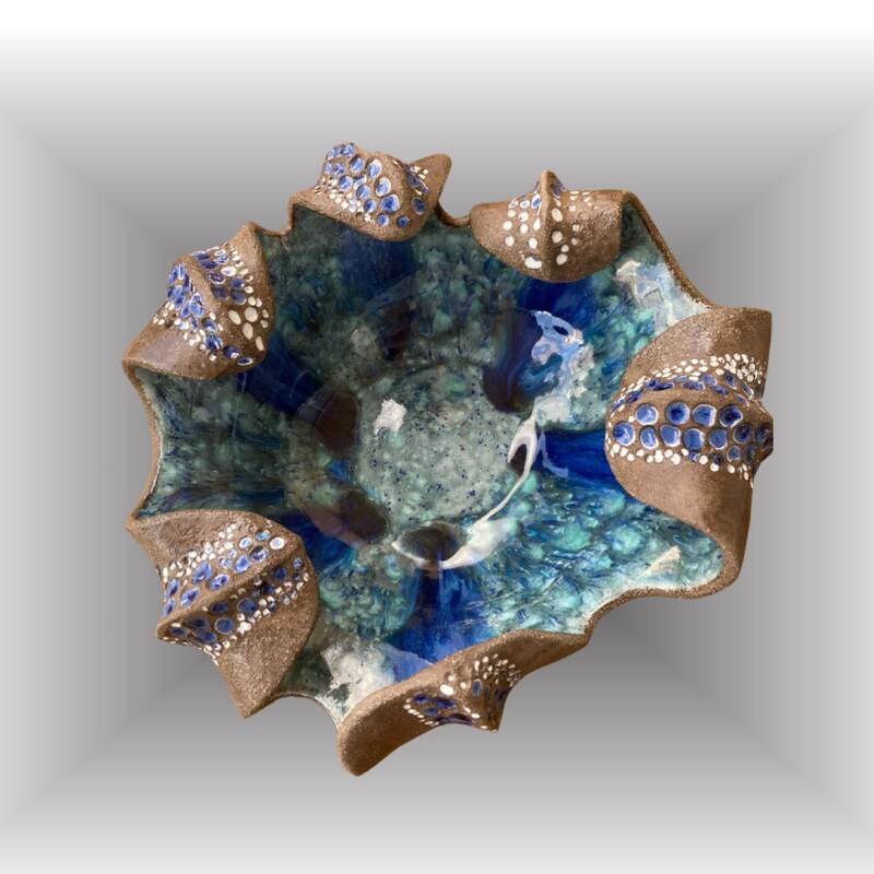 Ceramic Octopus Sculpture - Etsy