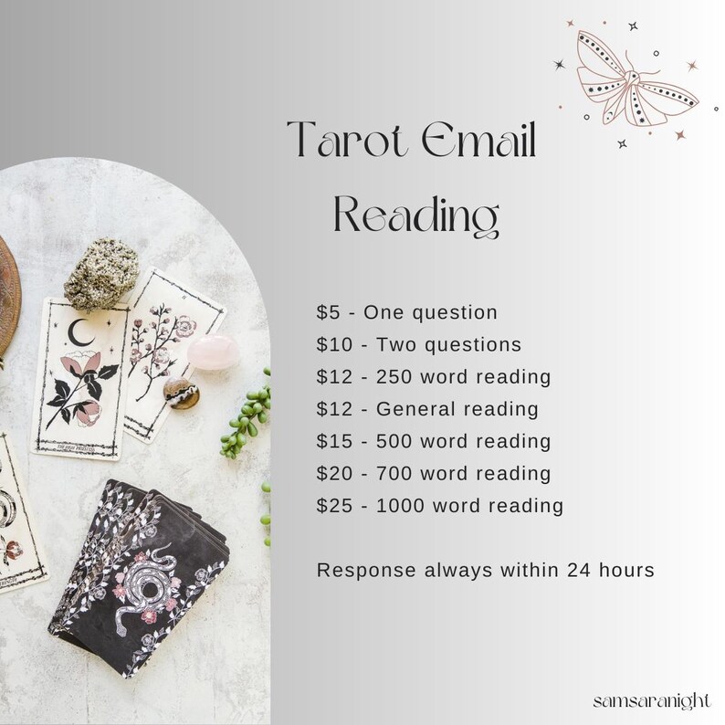 Tarot Email Reading - General - Etsy