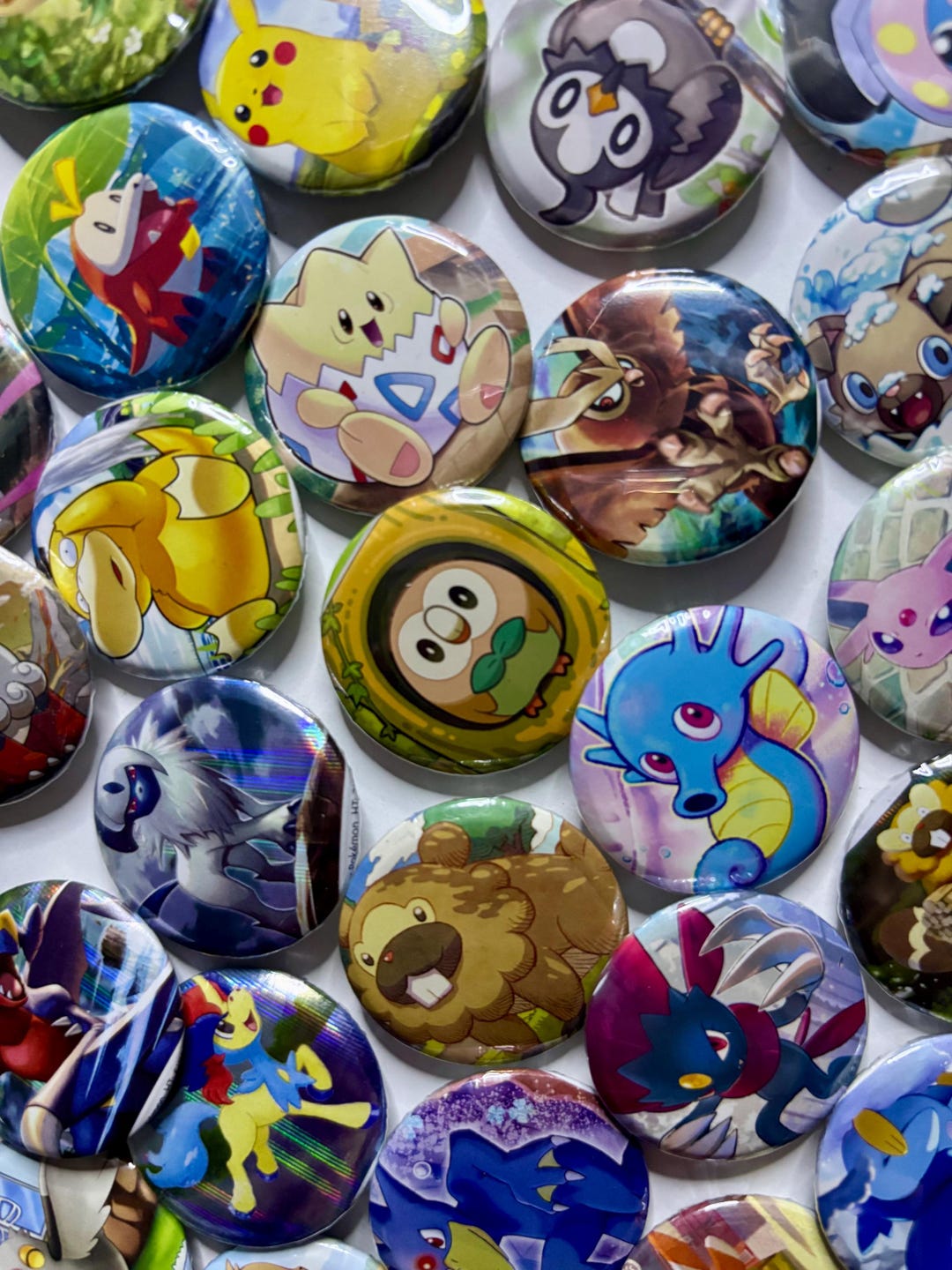 POKEMON BUTTONS! Upcycled Buttons From Real Pokemon Cards - Etsy