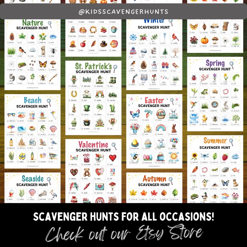 Printable Rainbow Scavenger Hunt | Color Scavenger Hunt for Kids ...