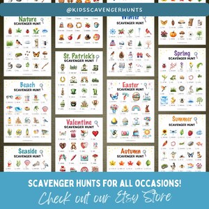 Printable Seaside Scavenger Hunt | Coastal Nature Hunt for Kids ...