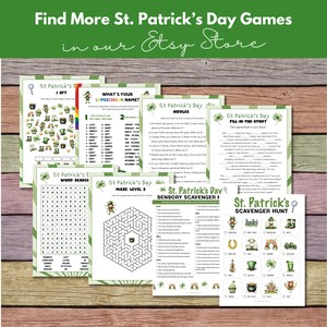 Printable St. Patrick’s Day Word Scramble | Fun Kids Activity | Holiday ...