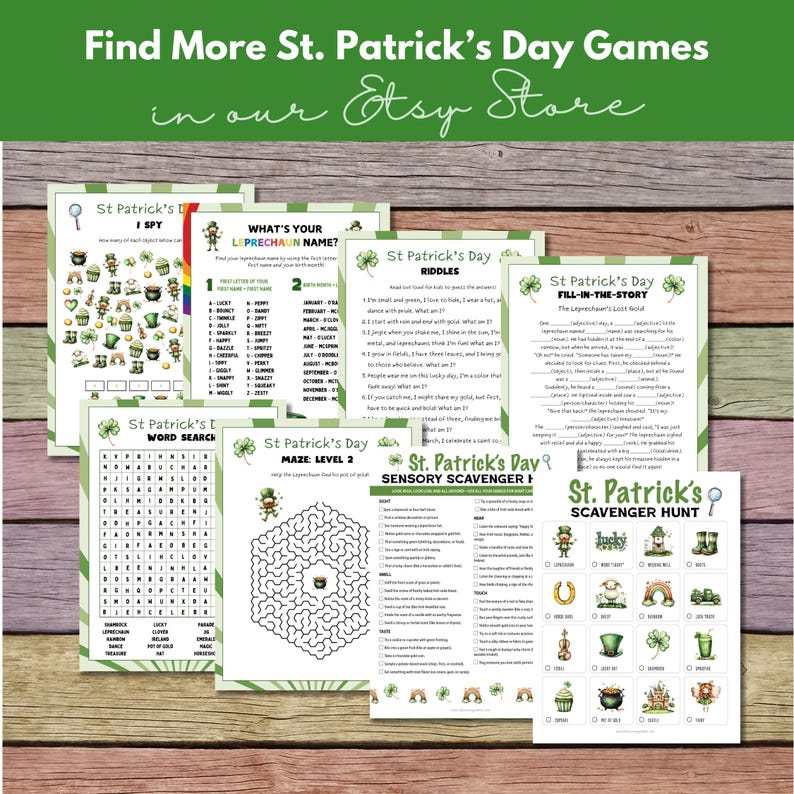 Printable St. Patrick’s Day Word Scramble | Fun Kids Activity | Holiday ...