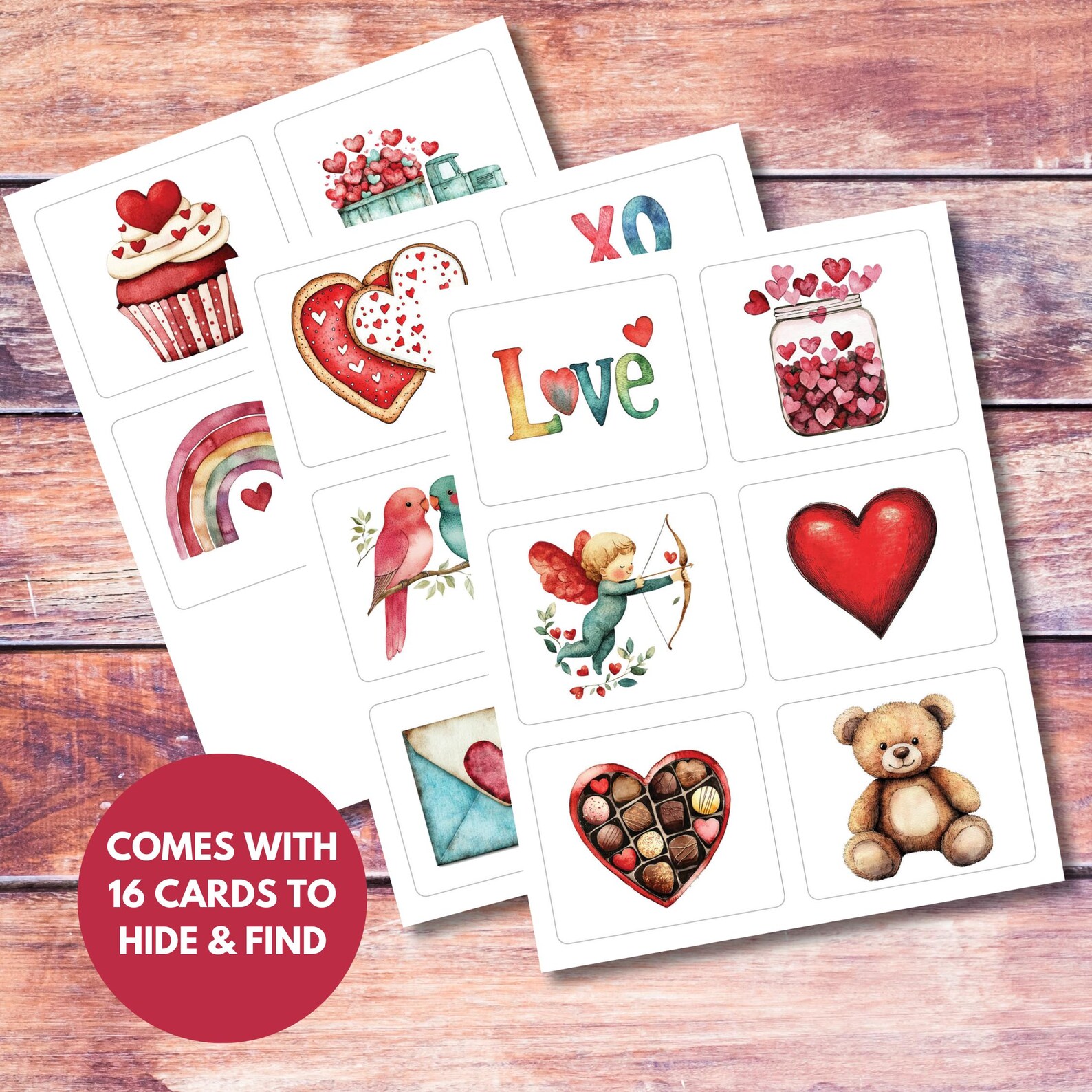 Printable Valentine's Day Scavenger Hunt | Kids Game | Family Party Fun ...