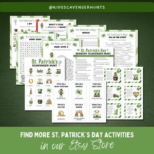 Printable St Patricks Day Movement Cards | Kids Activity | Preschool or ...