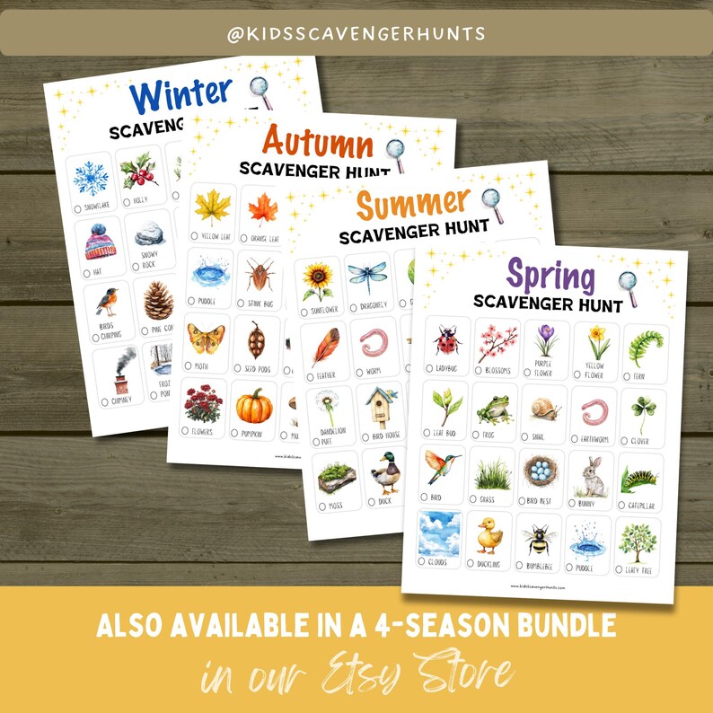 Printable Summer Scavenger Hunt | Nature Hunt for Kids | Outdoor ...