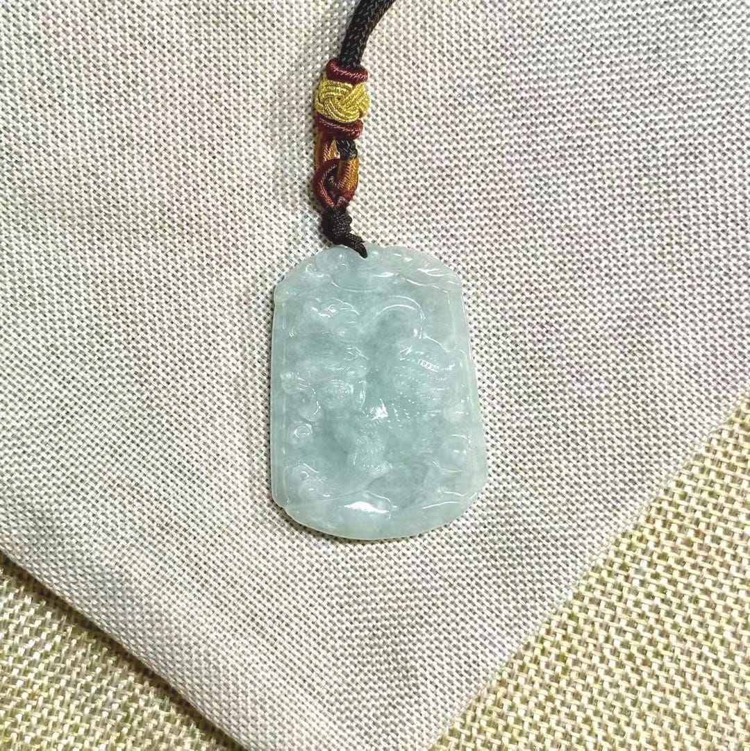Hand-carved Grade A Jadeite Jade Tiger Pendant | Year of the Tiger ...