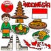 Asia Clipart Set/ India/ Indonesia/ Maldives/ Myanmar/ Bundle Part3 - Etsy