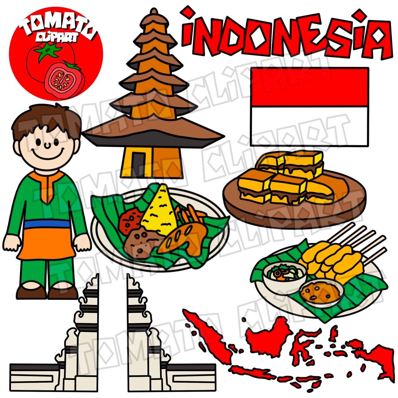 Asia Clipart Set/ India/ Indonesia/ Maldives/ Myanmar/ Bundle Part3 - Etsy