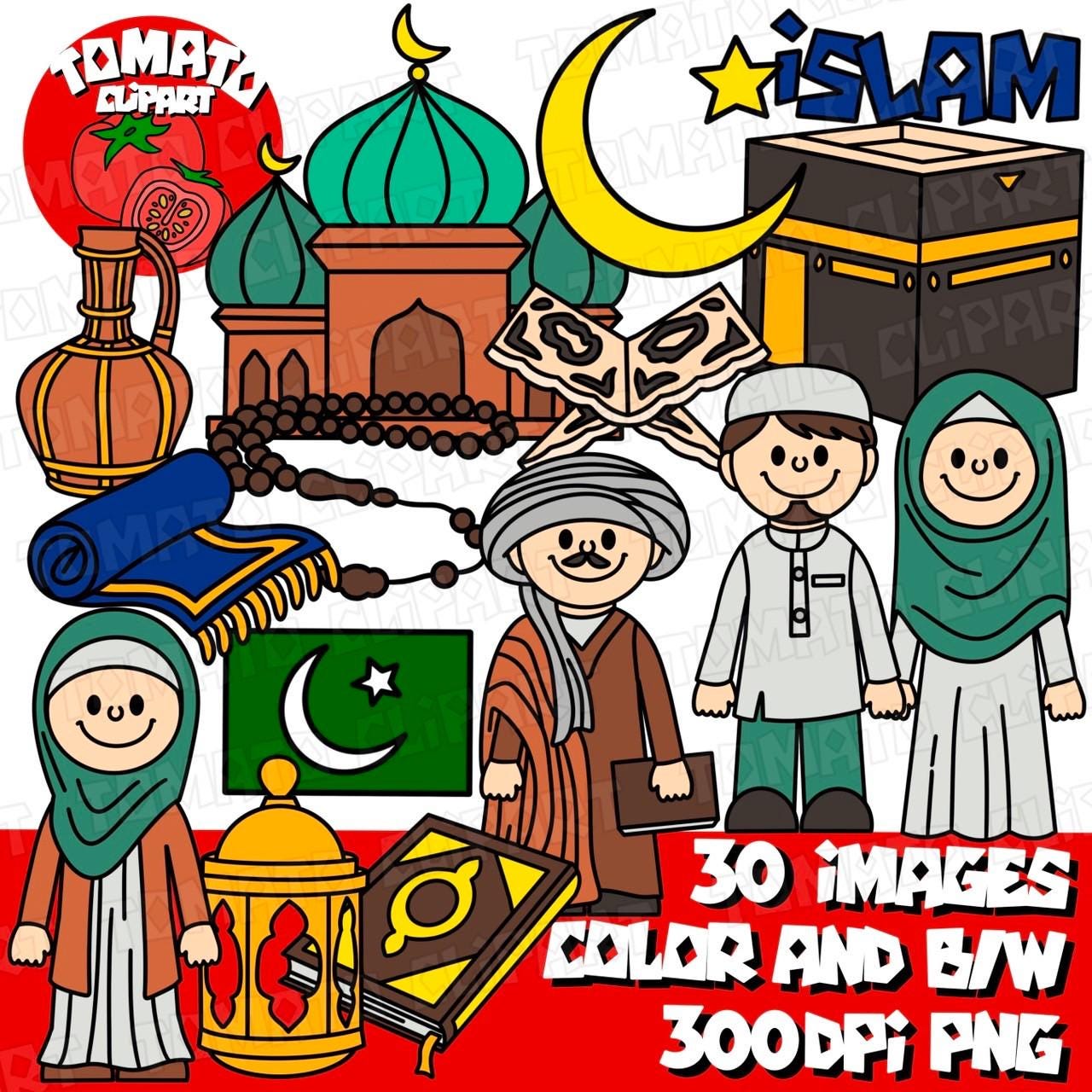 Islam Clipart/ Religion / Religious Figures Clipart - Etsy