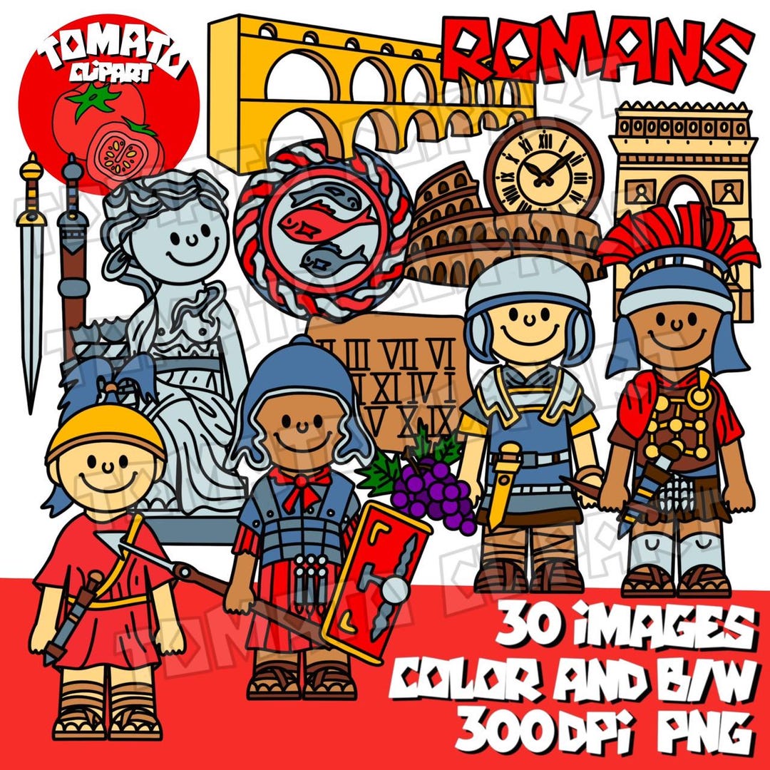 Romans Clipart/ Ancient History Clipart tomato Clipart - Etsy