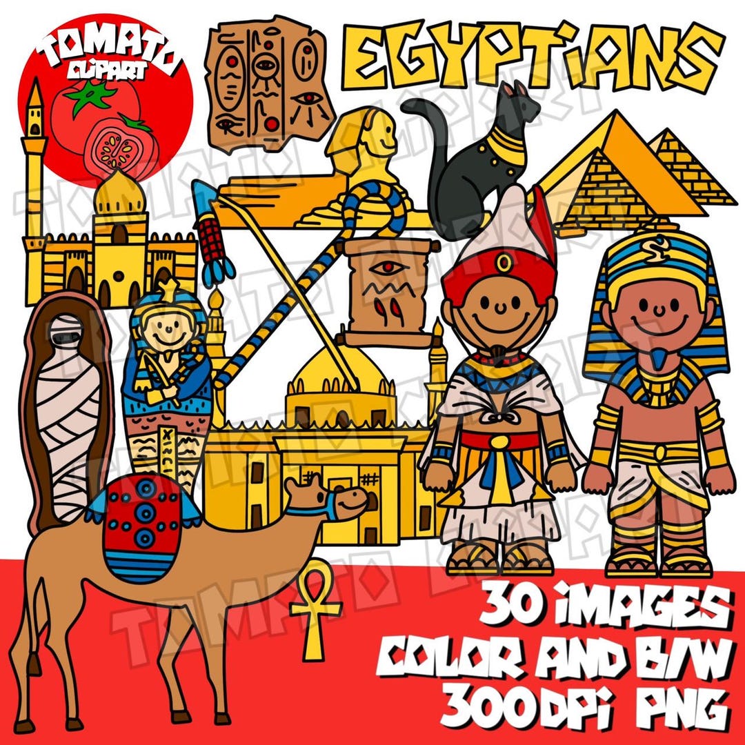Egyptians Clipart/ Ancient History Clipart tomato Clipart - Etsy