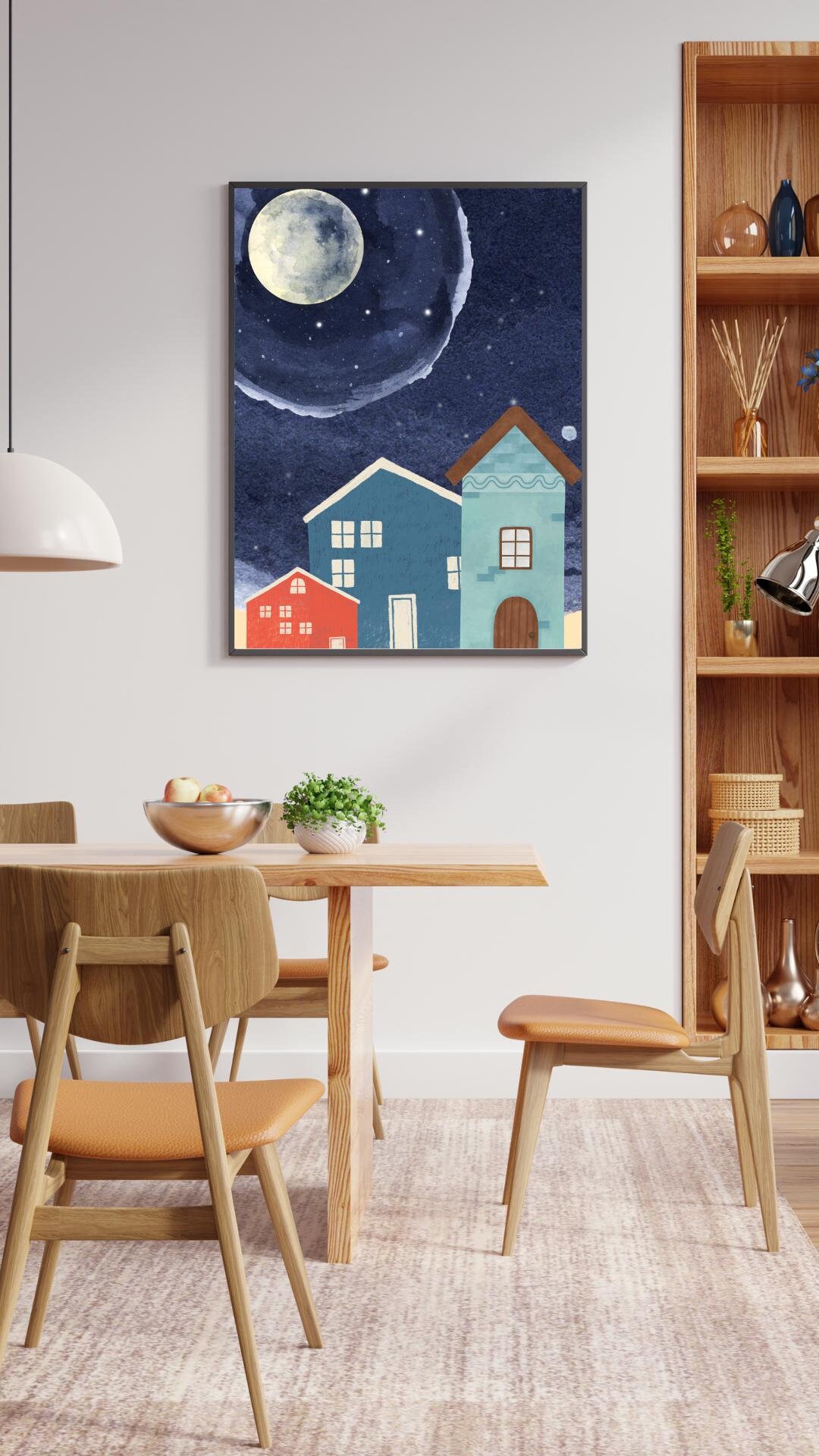 Scandinavian Minimalist Wall Art Print | Modern Nordic Poster | Neutral ...