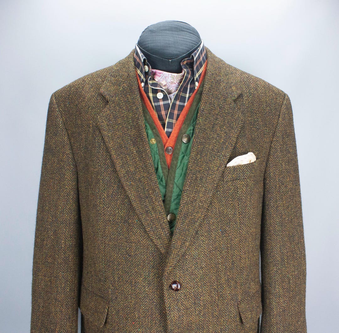 Vintage Harris Tweed Blazer for Men | 100% Wool Sport Coat ...