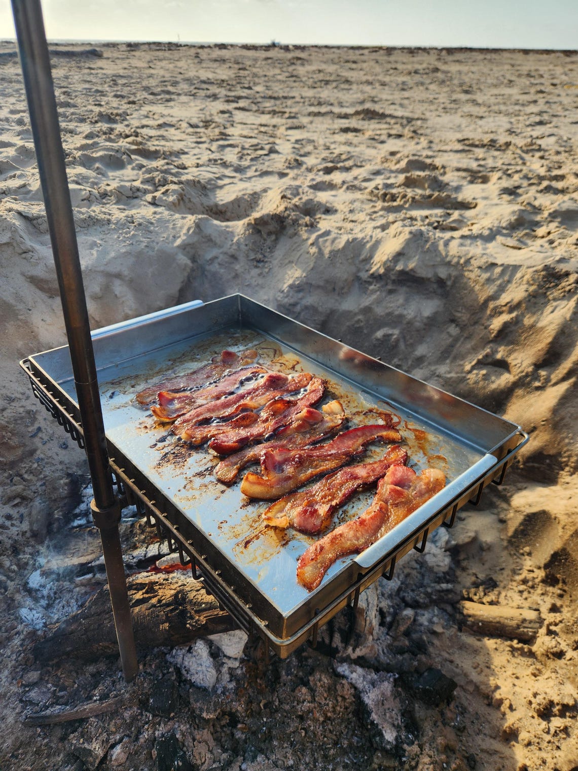 Tyrux Campfire Grill Griddle Pan Insert - Etsy