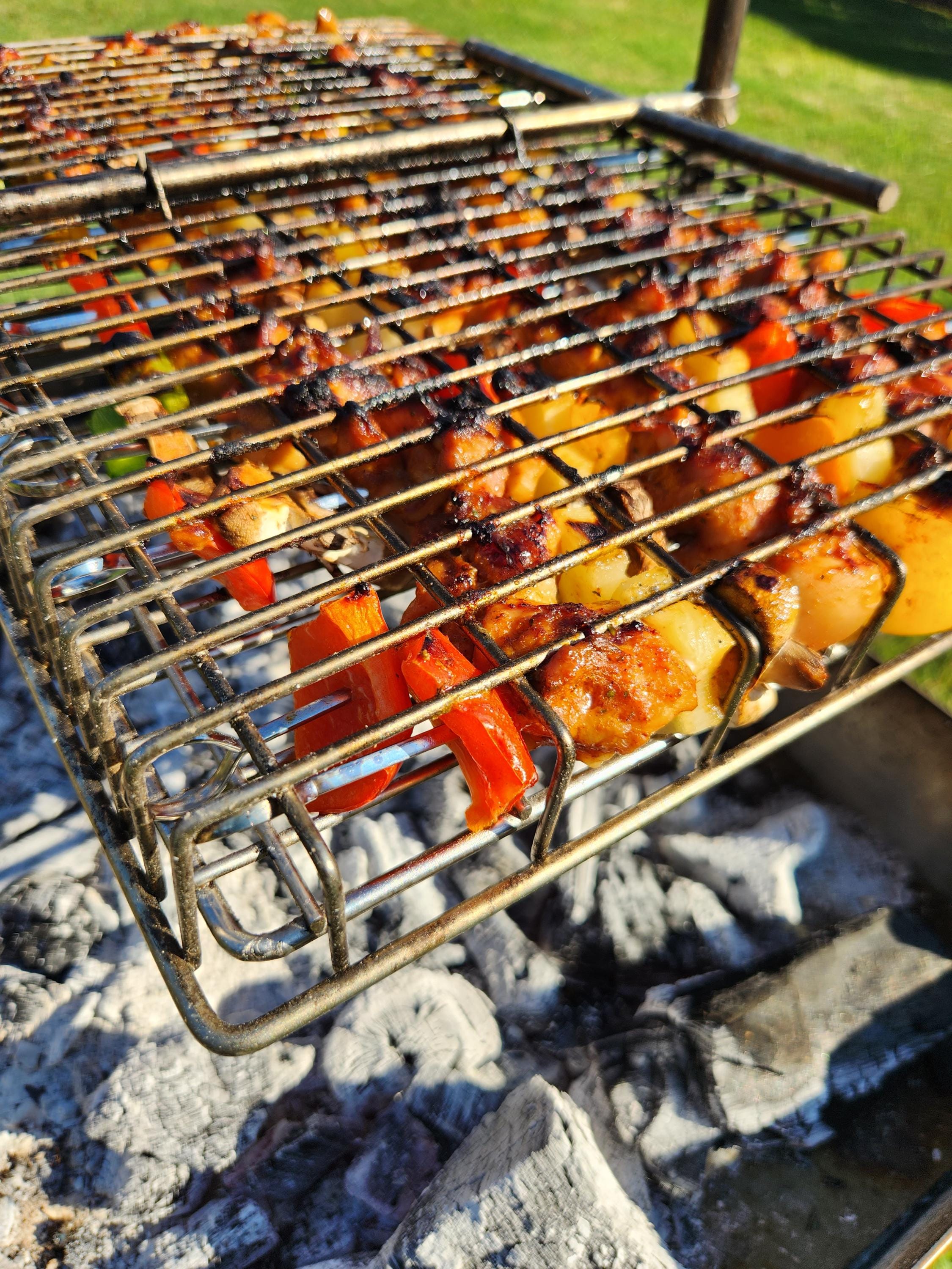 Tyrux Campfire Flipping Packable Grill Grate - Etsy