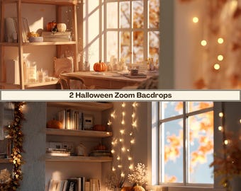 4 Halloween Zoom Backgrounds: Spooky Virtual Meeting Backdrop (4K ...