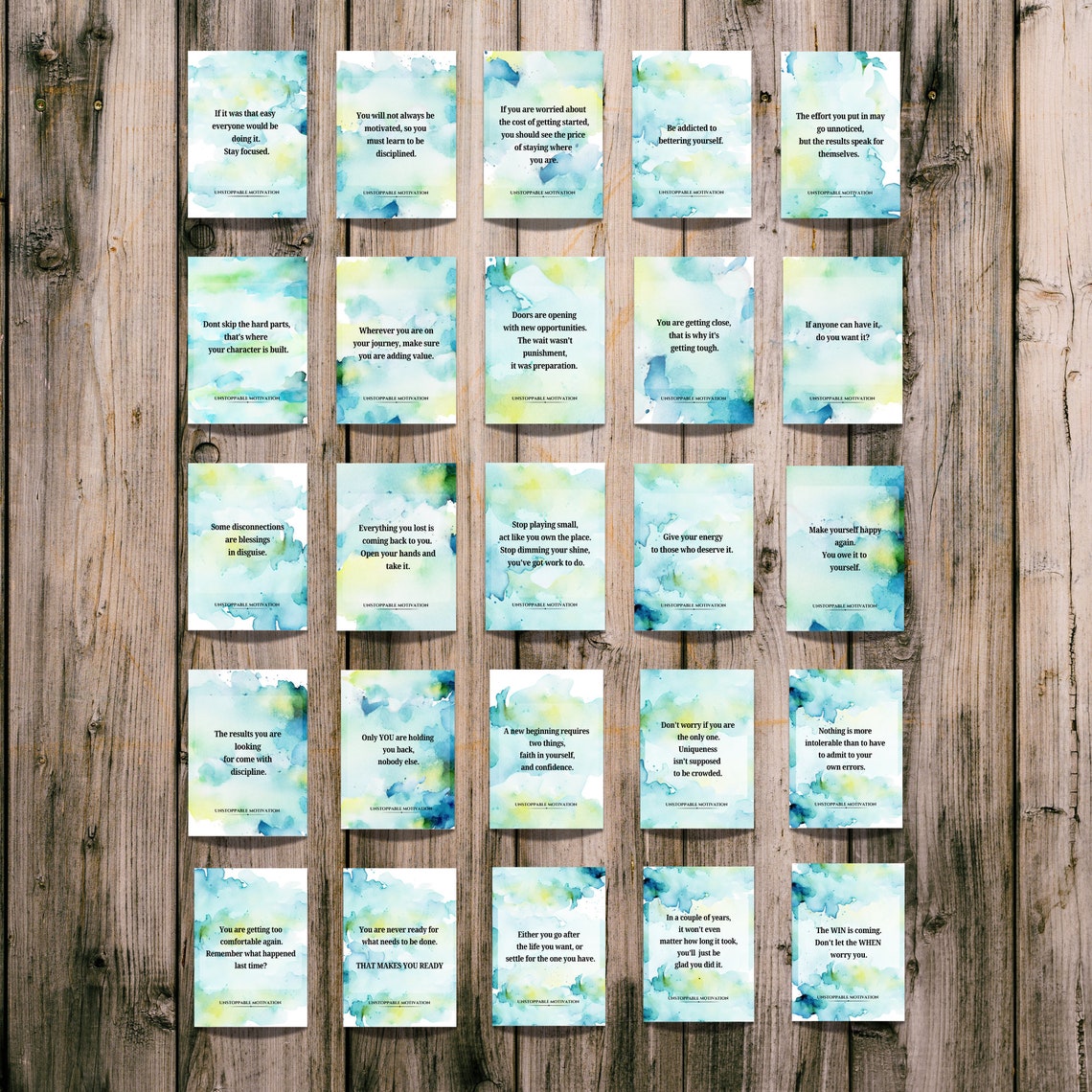 Motivation Cards, Affirmation Cards, Manifest Cards, Vision Board - Etsy
