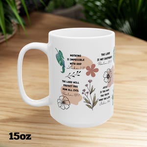 Christian Mug,christian Bible Verse Mug,ceramic Mug,inspirational ...
