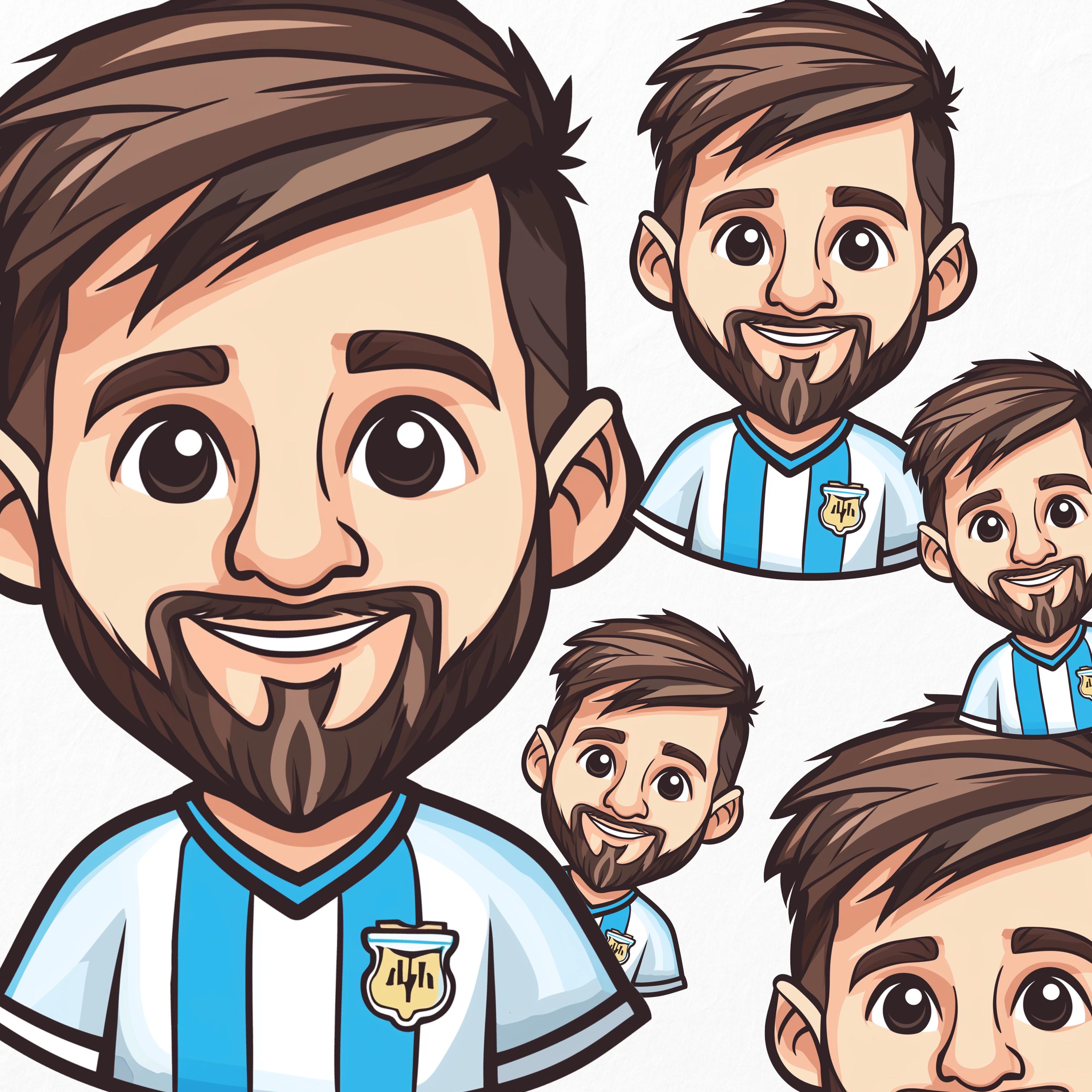 Kawaii Messi | Football Illustration | MLS | Premier League | Soccer ...