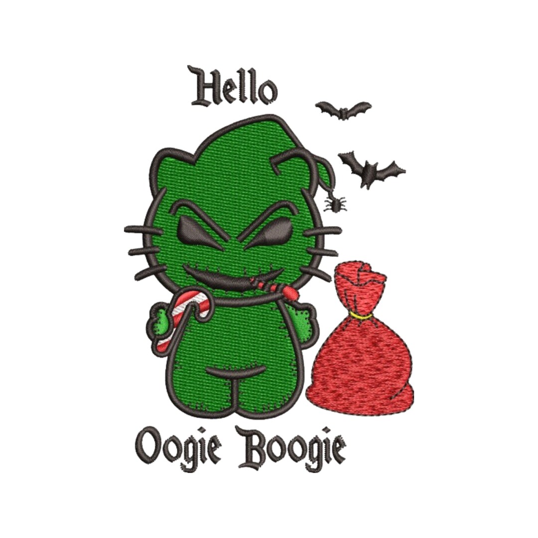 Oogie Boogie Christmas Machine Embroidery Design, Boogie Man, Nightmare ...