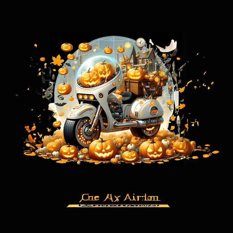 Motorcycle Pumpkin Stencil - Etsy