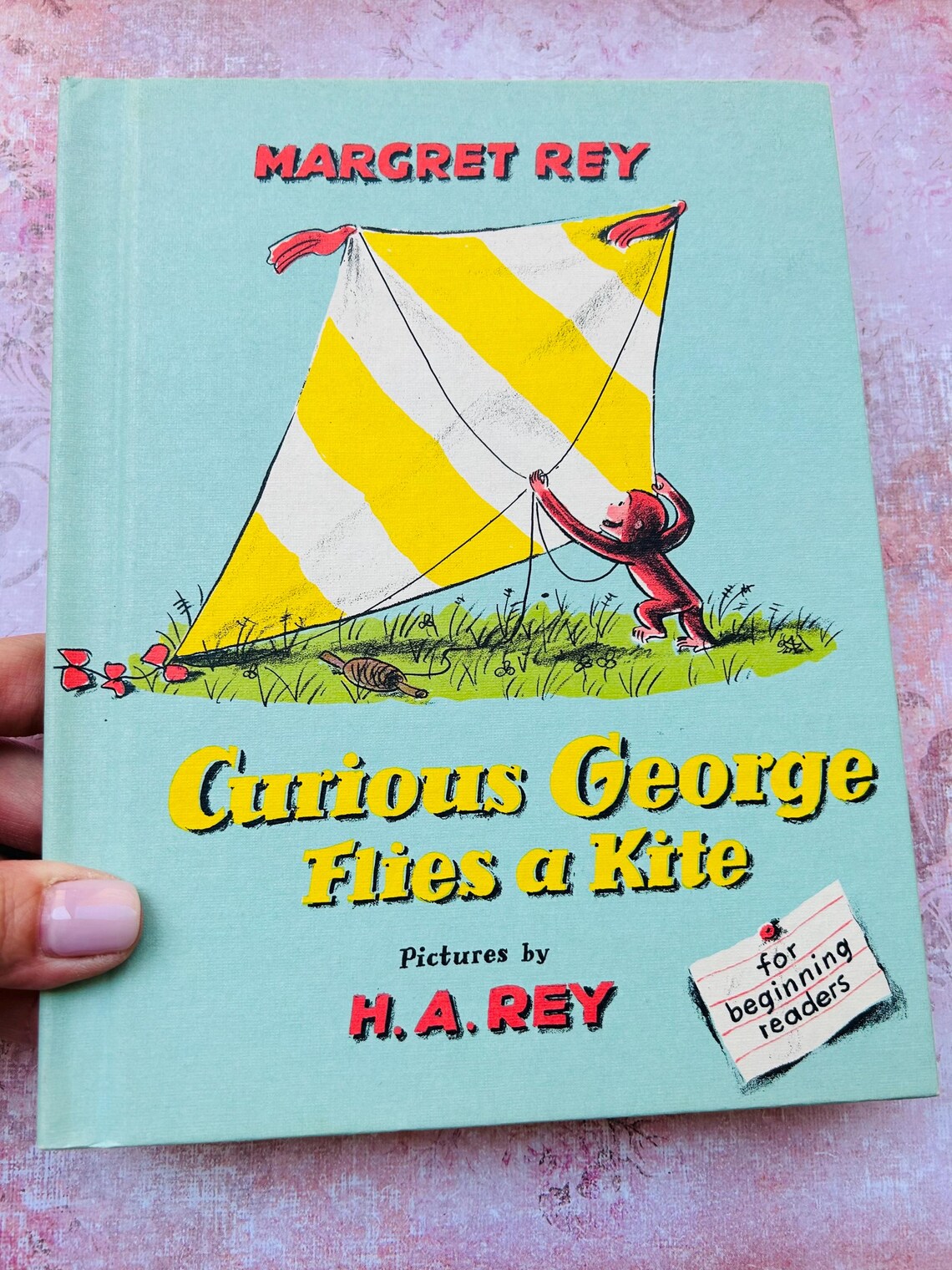 Curious George Flys a Kite Hardcover Book - Etsy