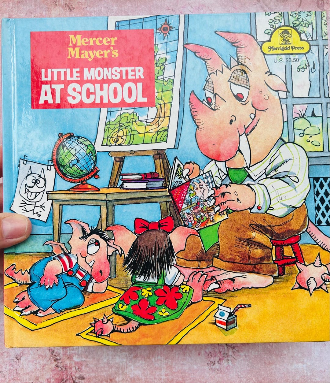 Mercy Mayers Little Monster at School Hardcover Book - Etsy