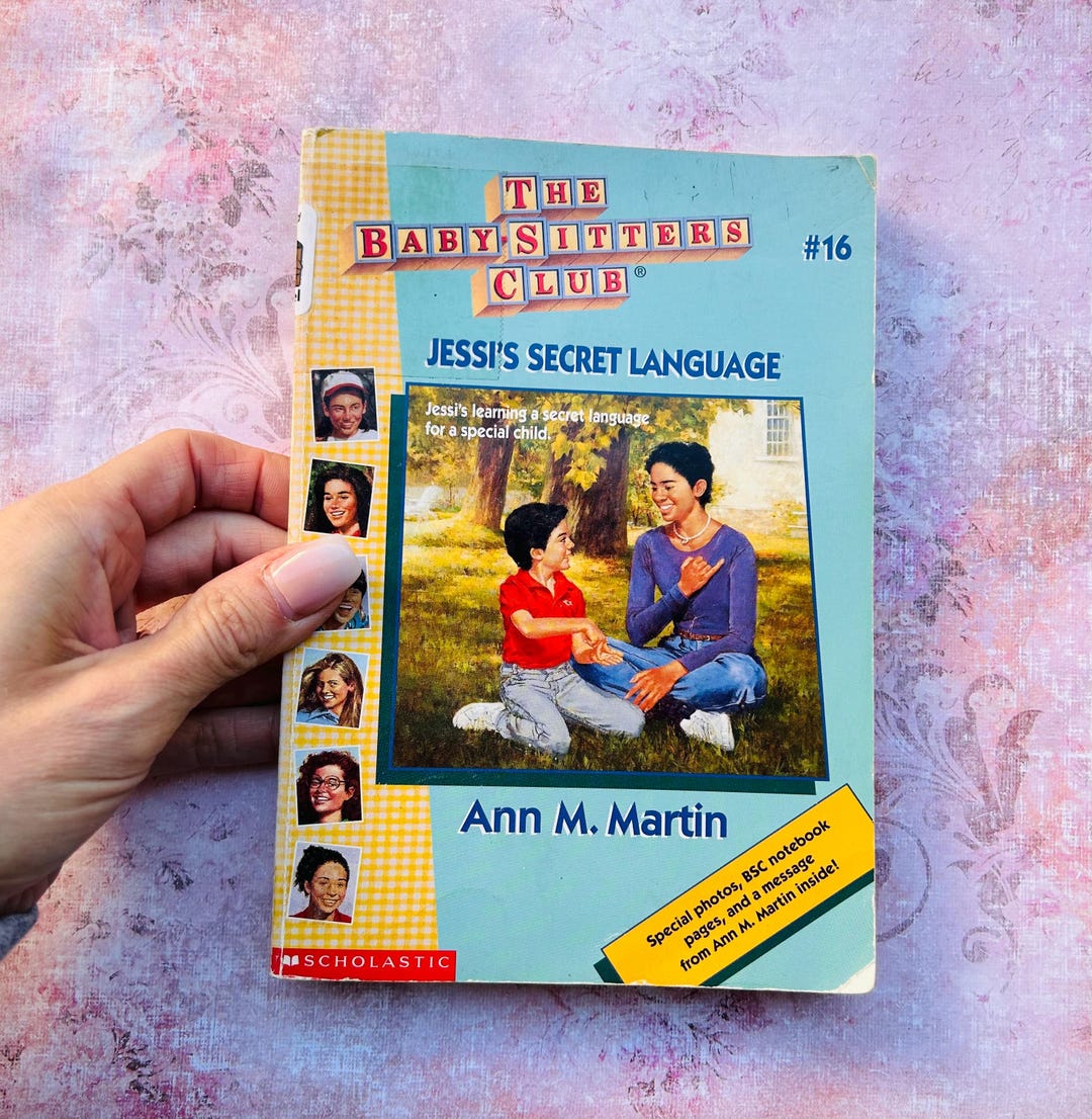 The Babysitters Club Jessie’s Secret Language Book Ann Martin - Etsy