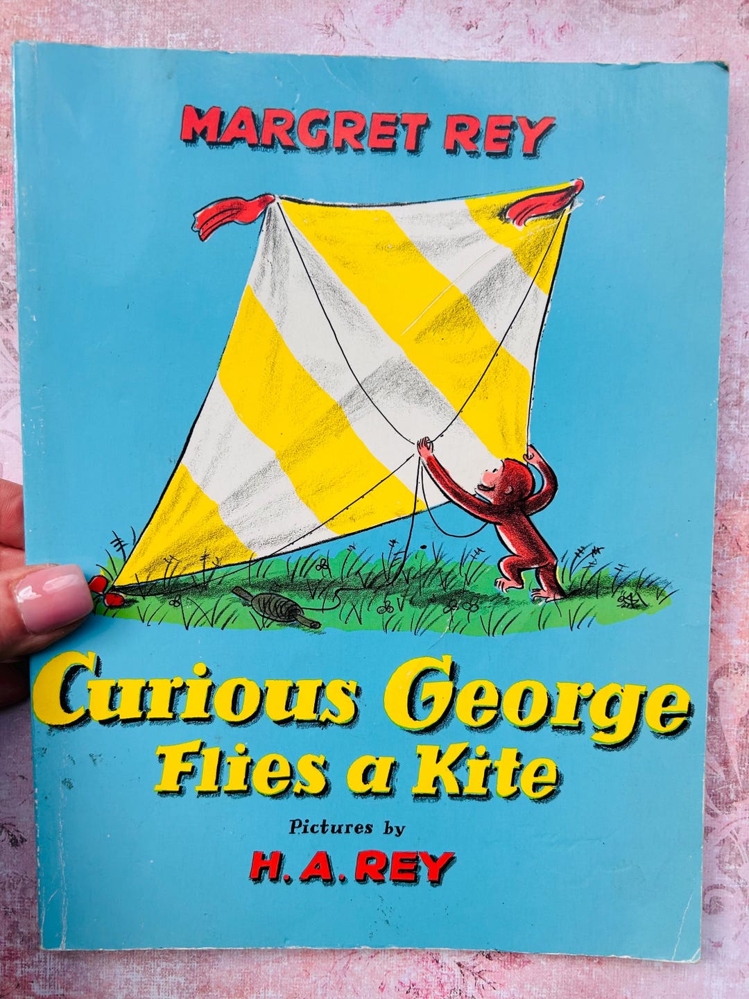 Curious George Flys a Kite Book - Etsy