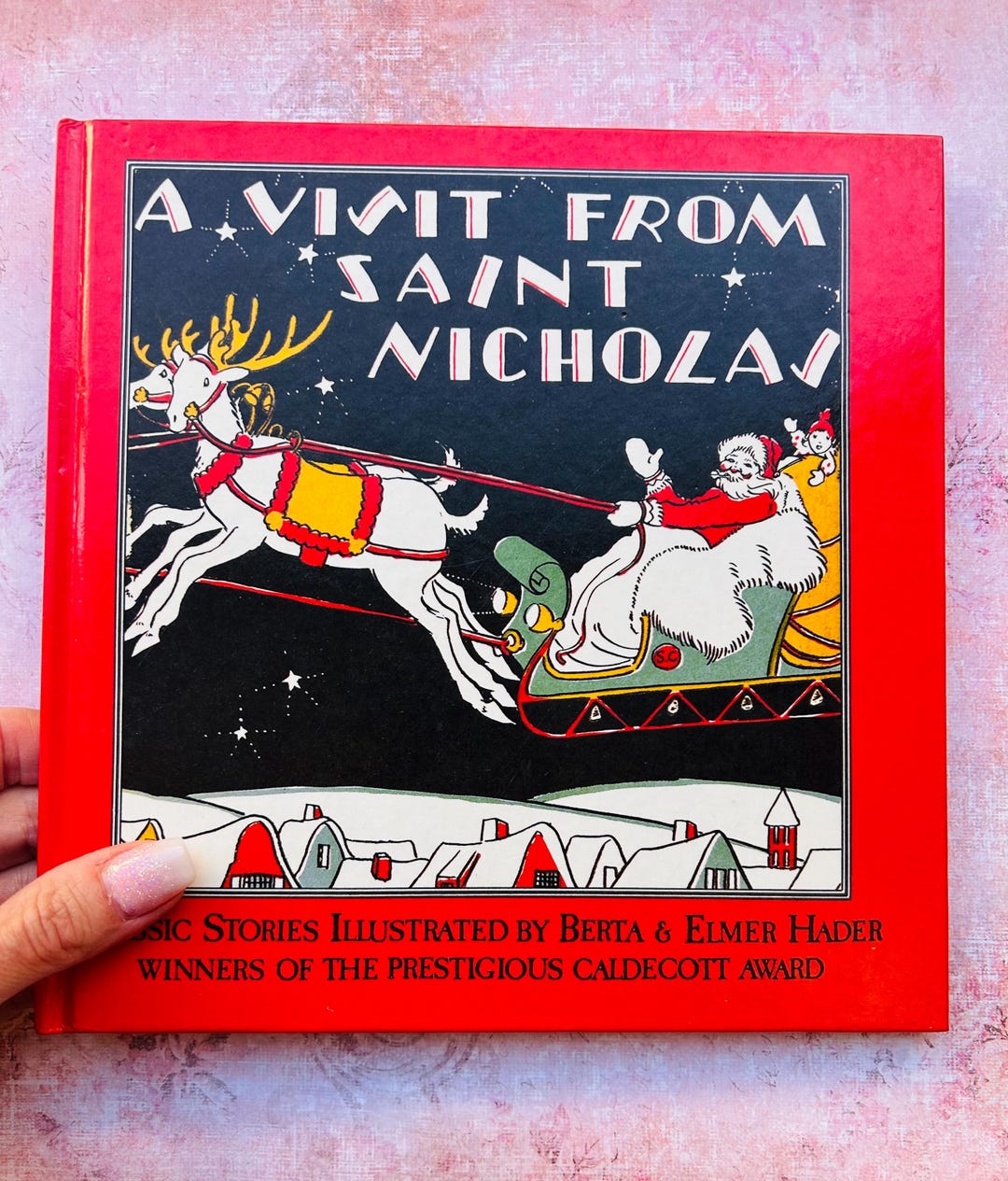 A Visit From Saint Nicholas Hardcover Book - Etsy