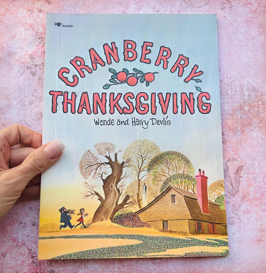 Vintage Cranberry Thanksgiving Book - Etsy