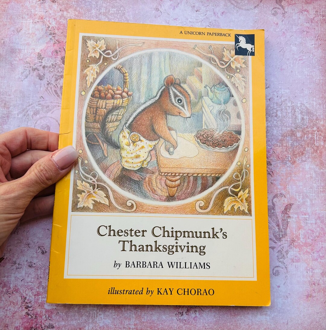 Vintage Chester Chipmunks Thanksgiving Book - Etsy