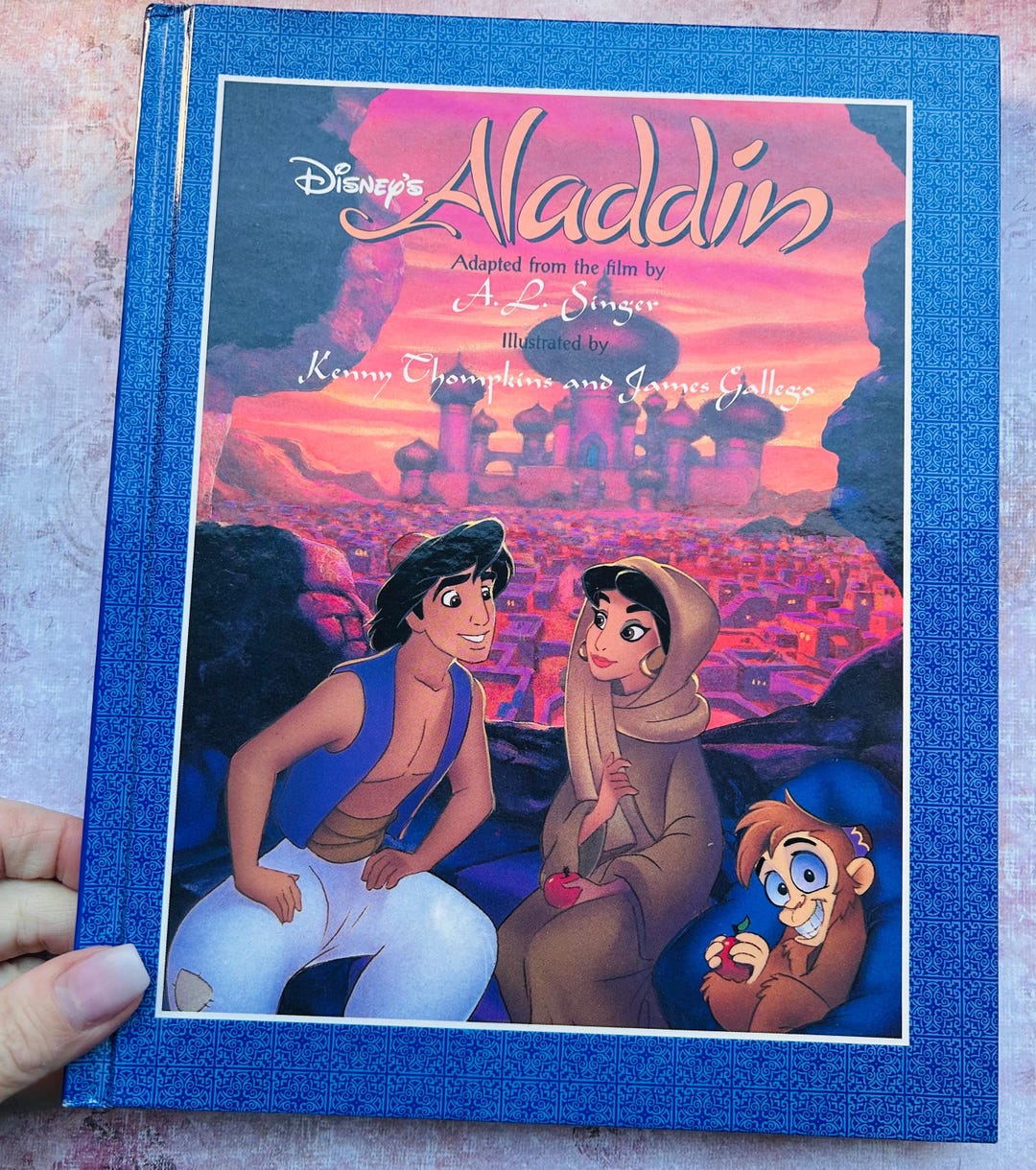 Disney’s Aladdin Hardcover Book - Etsy